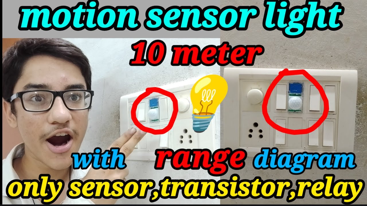 how to make motion sensor light at home #shiningmind #sm # ...