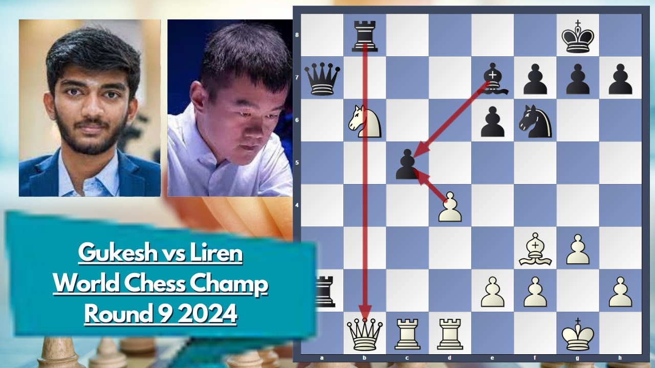 World Chess Championship || Gukesh vs Ding Liren || Round 9 || 2024 ...