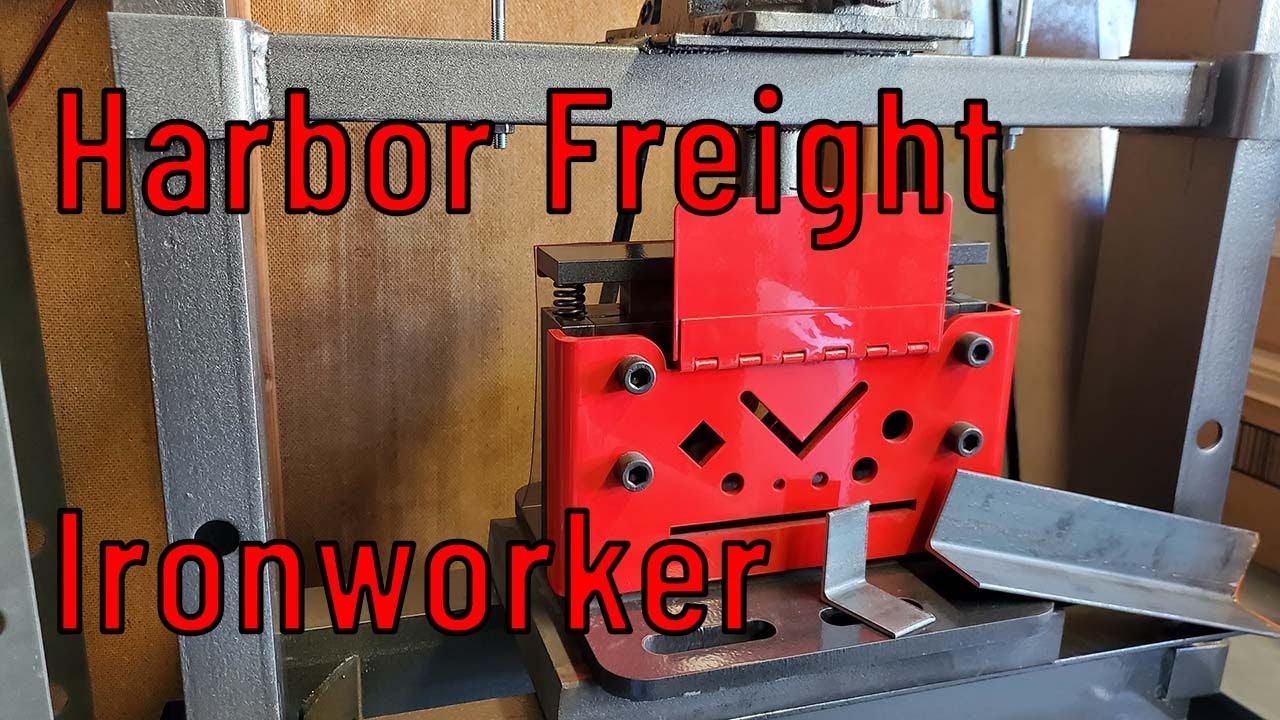 Testing the Edwards Multi Shear on my Harbor Freight 20 Ton Shop Press ...