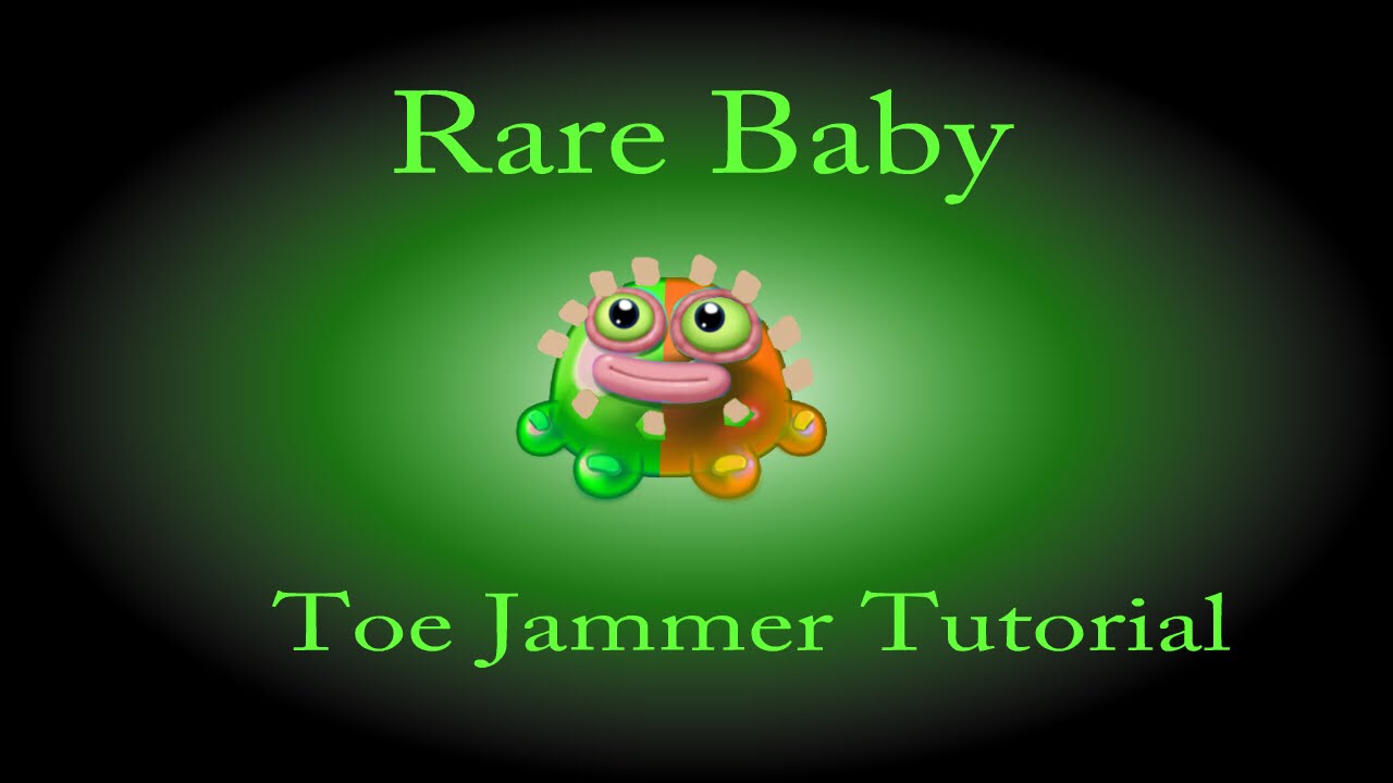 My Singing Monsters DOF Rare Baby Toe Jammer ArtStudio Tutorial - YouTube