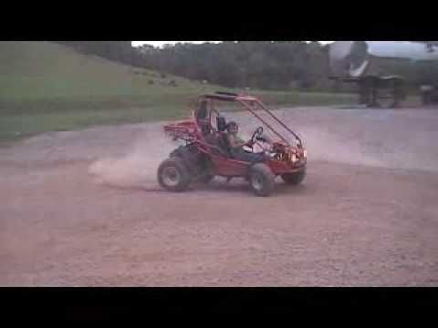 Killer Doughnuts go cart dune buggy tricks - YouTube