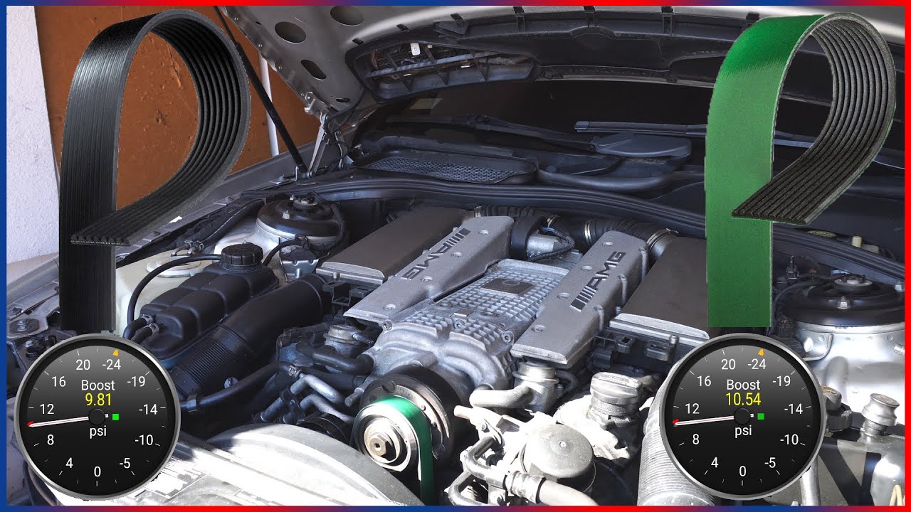 Which Supercharger Belt Will Make More Boost? (M113K) - YouTube