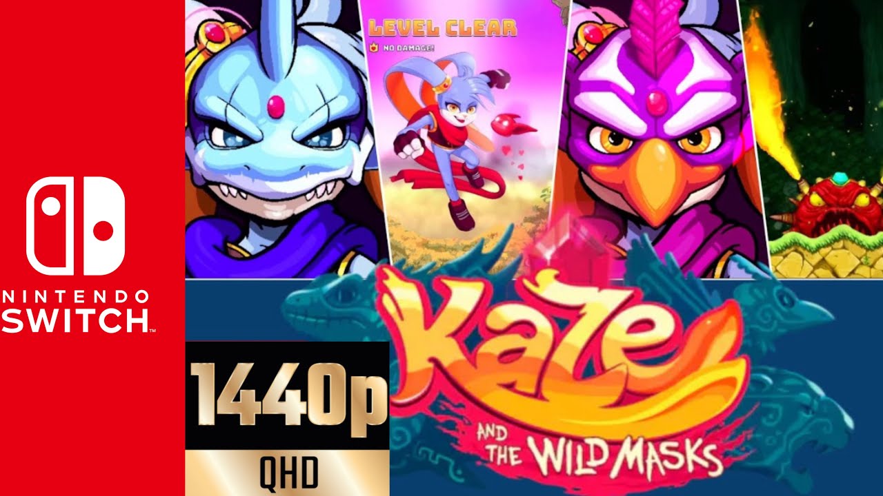 Kaze and The Wild Masks | Nintendo Switch | PART 1 Forgotten Grove 100% All Levels + BOSS FIGHT ...
