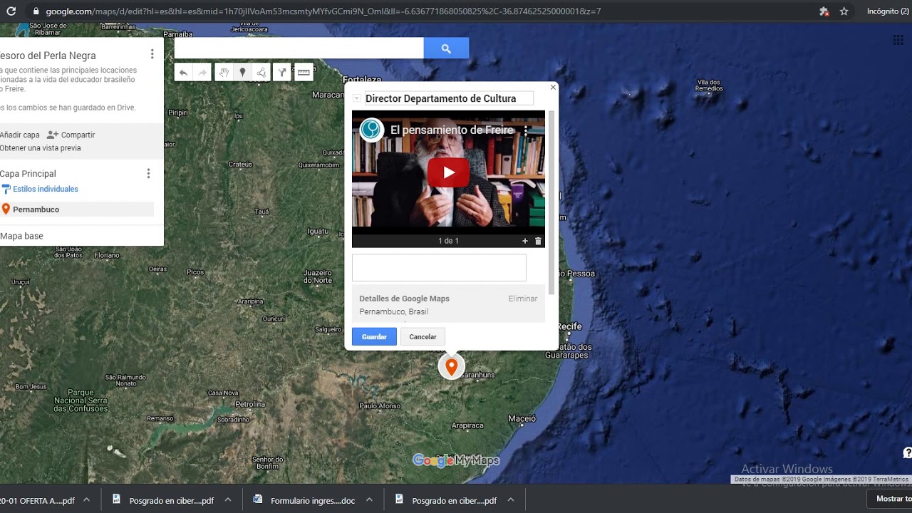 Videotutorial Marcar un Punto en Google Maps compartido - YouTube