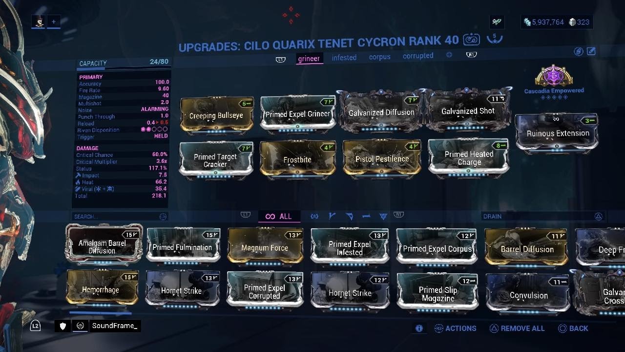 Tenet Cycron Sp Build 2022 - YouTube