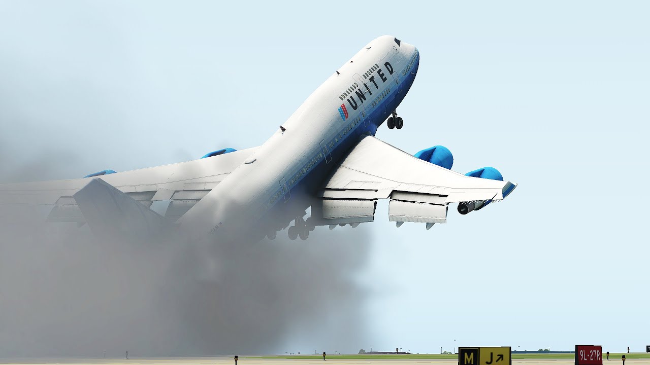 B747 Pilot Take Off Vertically [XP11] - YouTube