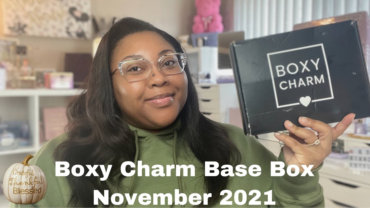 Boxy Charm Base Box | November 2021 🦃 | Unboxing #Boxycharm - YouTube