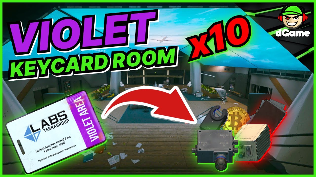 I Opened VIOLET KEYCARD 10 times | The BEST KEYCARD in Escape from ...