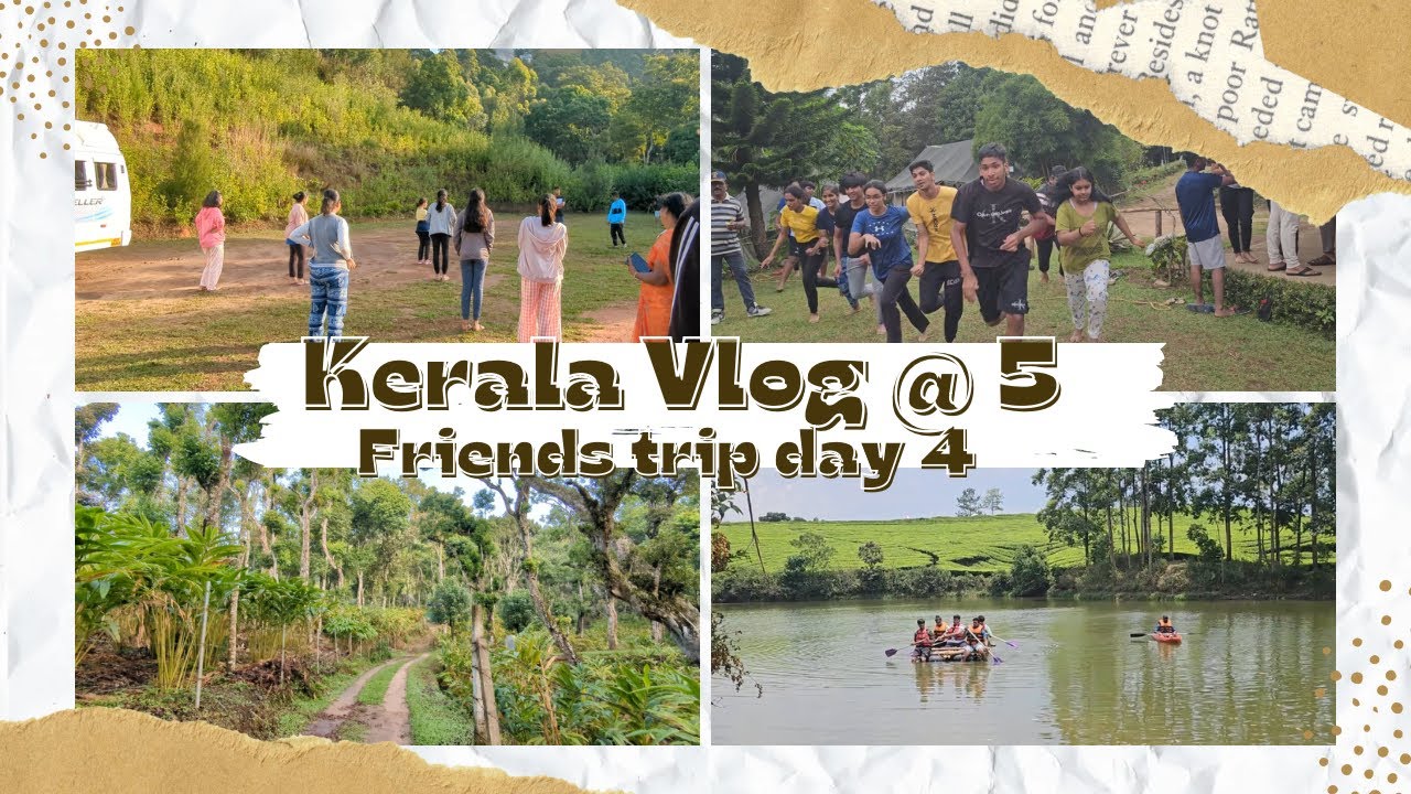Kerala trip Vlog day 4 || Telugu Vlog || Friends trip || Zipline, River ...