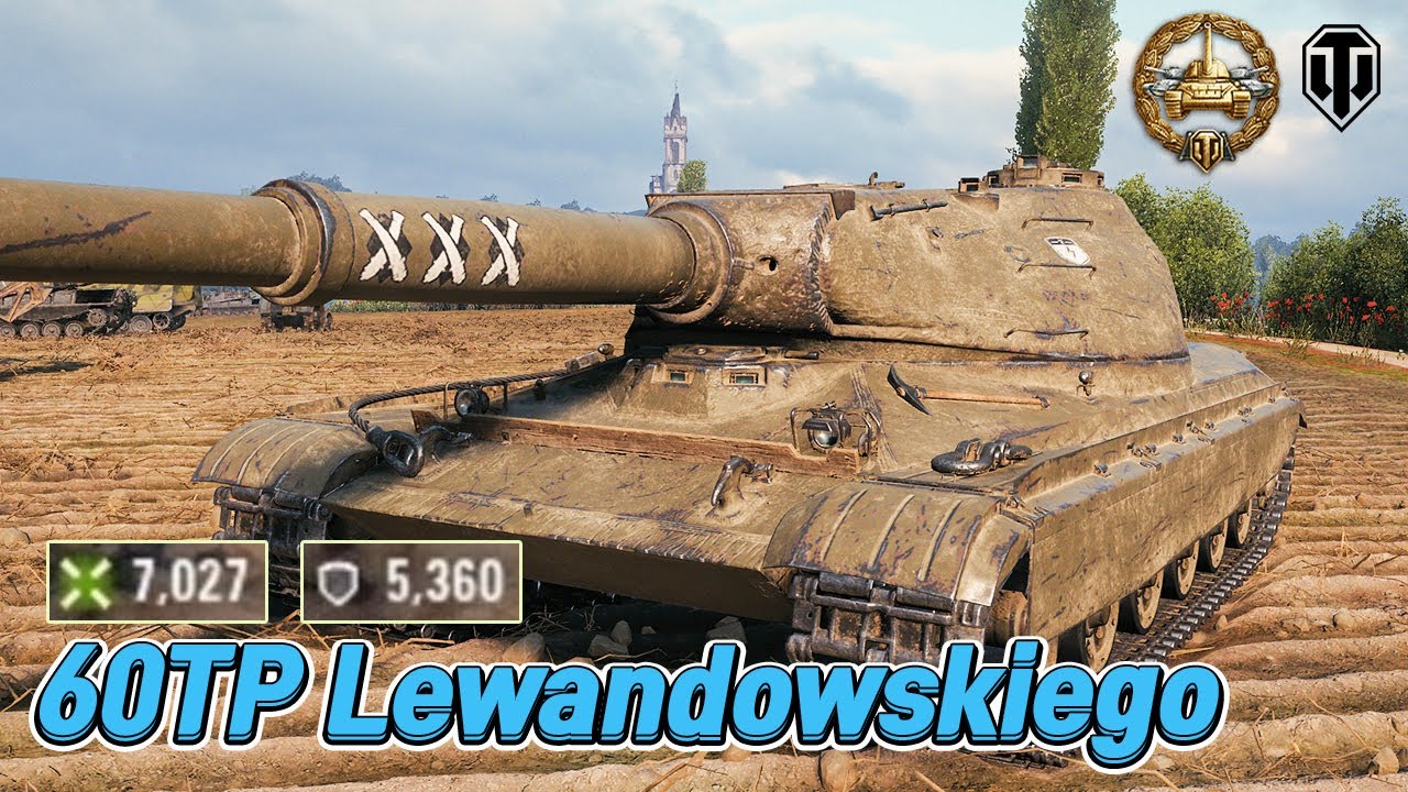 60TP Lewandowskiego [월드오브탱크] - YouTube