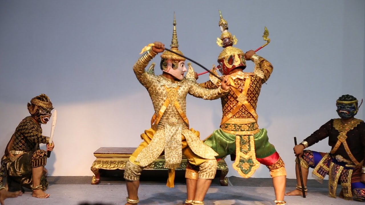 ល្ខោនខោល - Khmer Mask Dance - YouTube