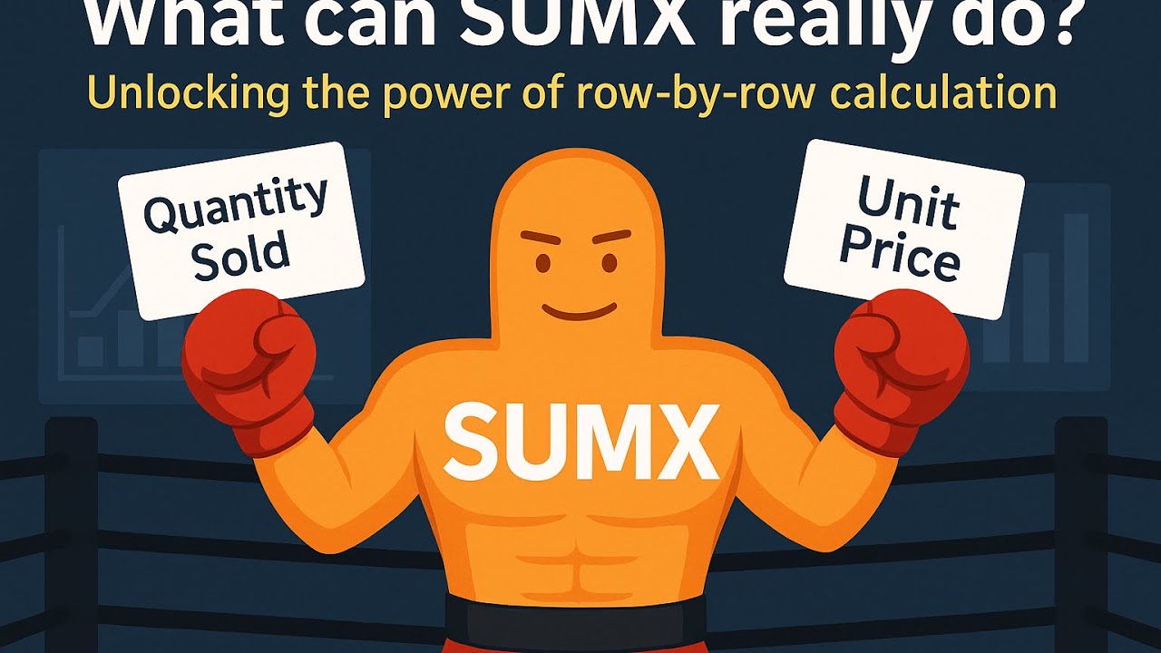 SUMX Function - Power BI - YouTube