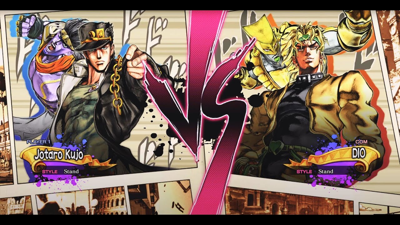 "Jotaro vs Dio – The Final Battle in JoJo's Bizarre Adventure (PS5 ...