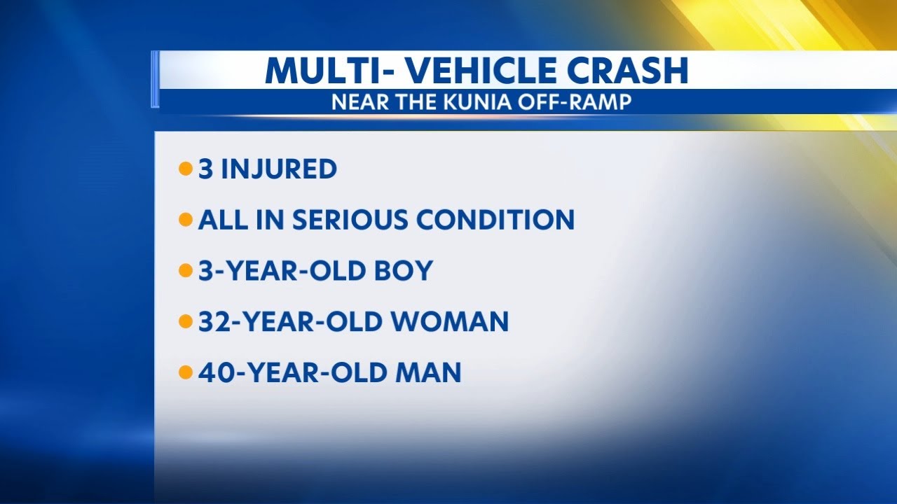 Multi-car crash on H-1 near Kunia off ramp leaves a child and a woman ...