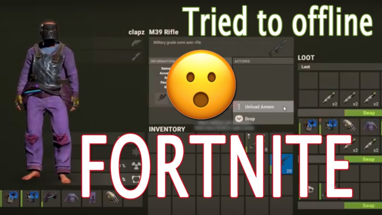 Group offline in Fortnite - Rust - YouTube