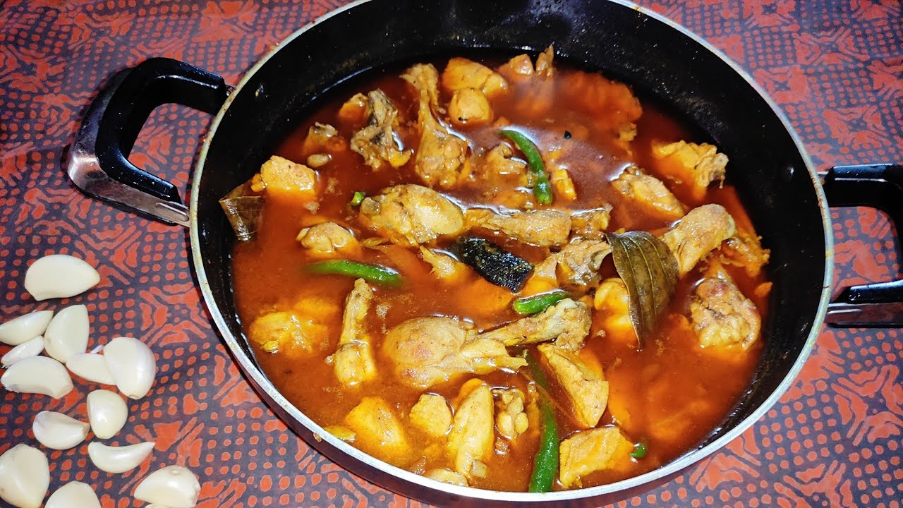 💜ব্রয়লার মুরগির মাংস ভুনা রেসিপি | Broiler Chicken Vuna | How to Cook ...