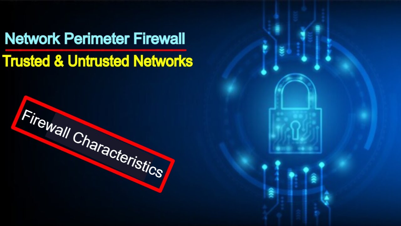 Firewall Characteristics | Network Perimeter Firewall | Perimeter ...