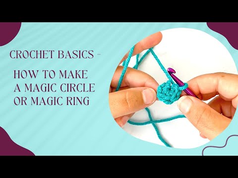 How to make a Magic Circle or Magic Ring and Knot it - YouTube