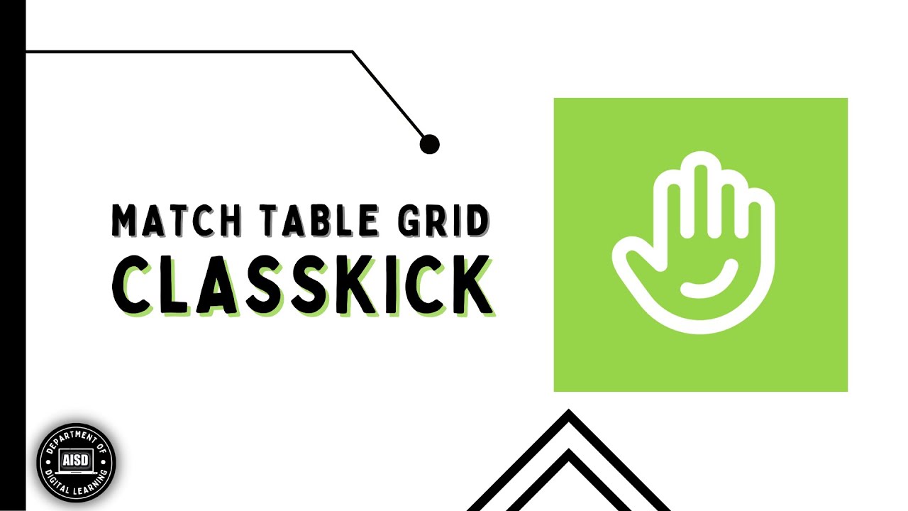 Match Table Grid - Classkick - YouTube
