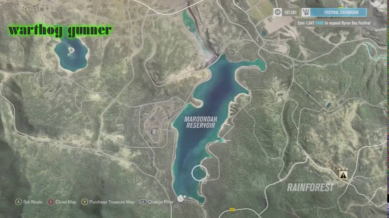 forza horizon 3 australia map - YouTube
