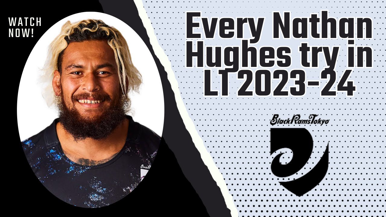 Every Nathan Hughes try in L1 2023-24 - YouTube