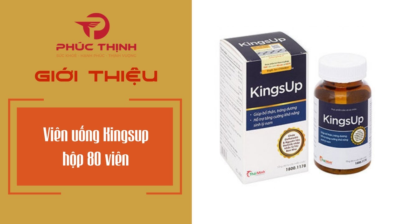 Viên uống Kingsup Thái Minh 80 viên - YouTube