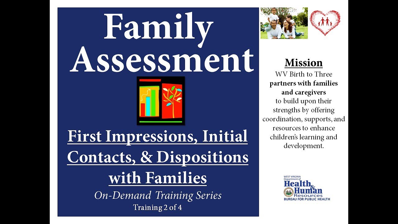 First Impressions, Initial Contacts, and Dispositions with Families ...