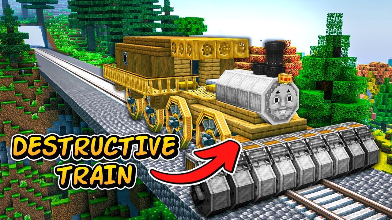 BUILDING A MASSIVE RAILWAY! EP8 | Minecraft Create: Arcane Engineering ...