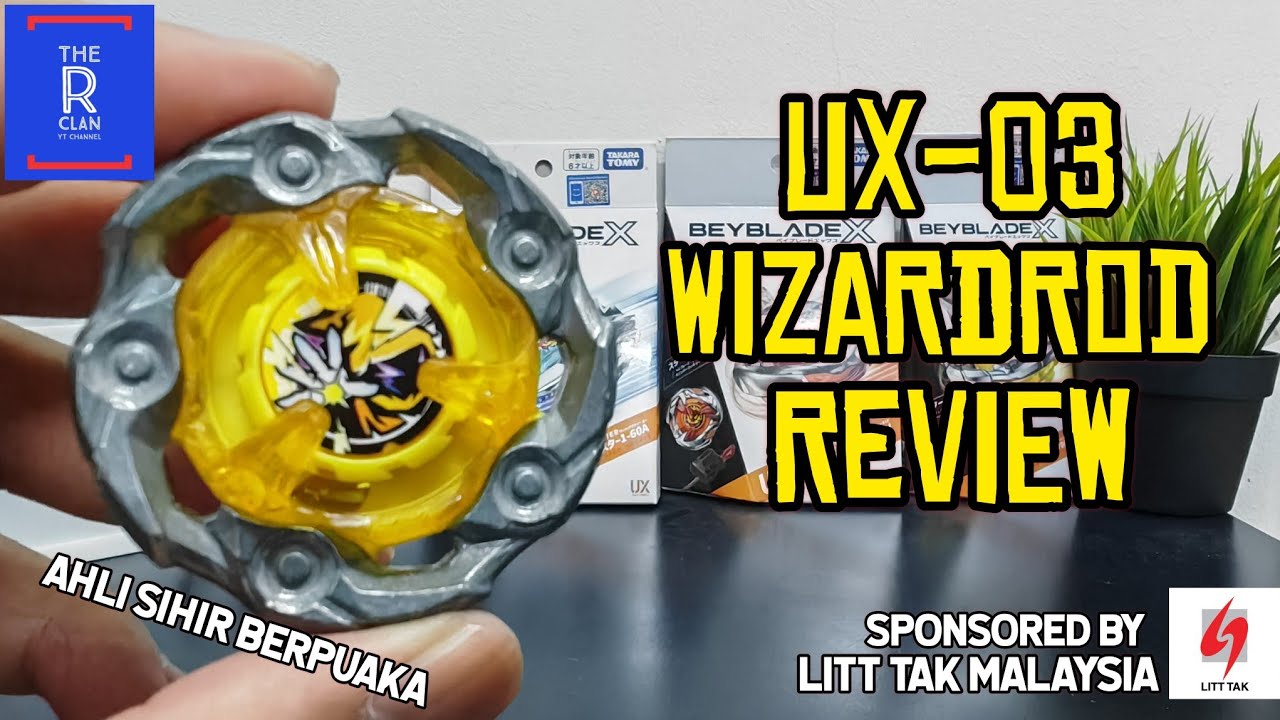 UX-03 WIZARD ROD 5-70 DB : BEYBLADE X REVIEW - YouTube
