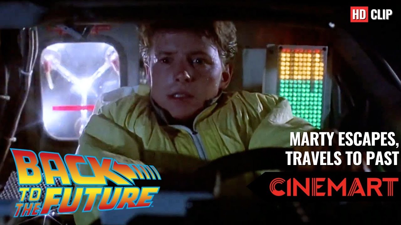 BACK TO THE FUTURE (1985) | Marty escapes | Marty travels to the past ...