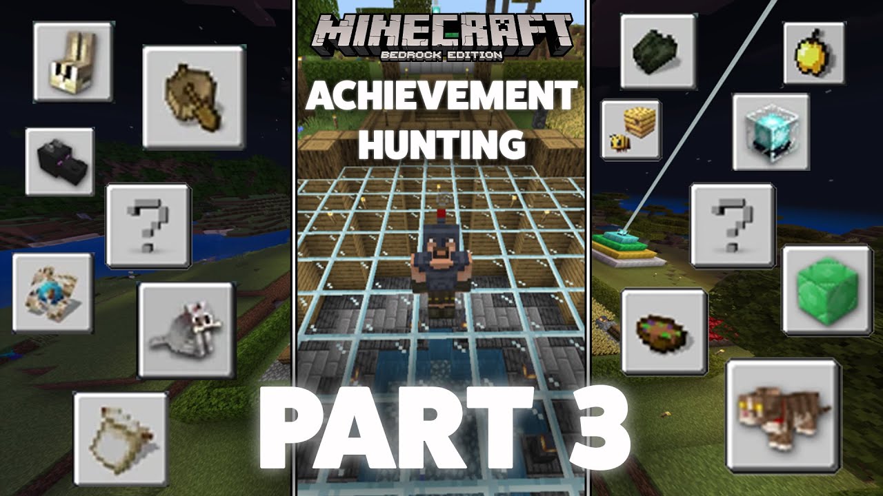 Getting Every Single Minecraft Bedrock Achievement [PART 3] - YouTube