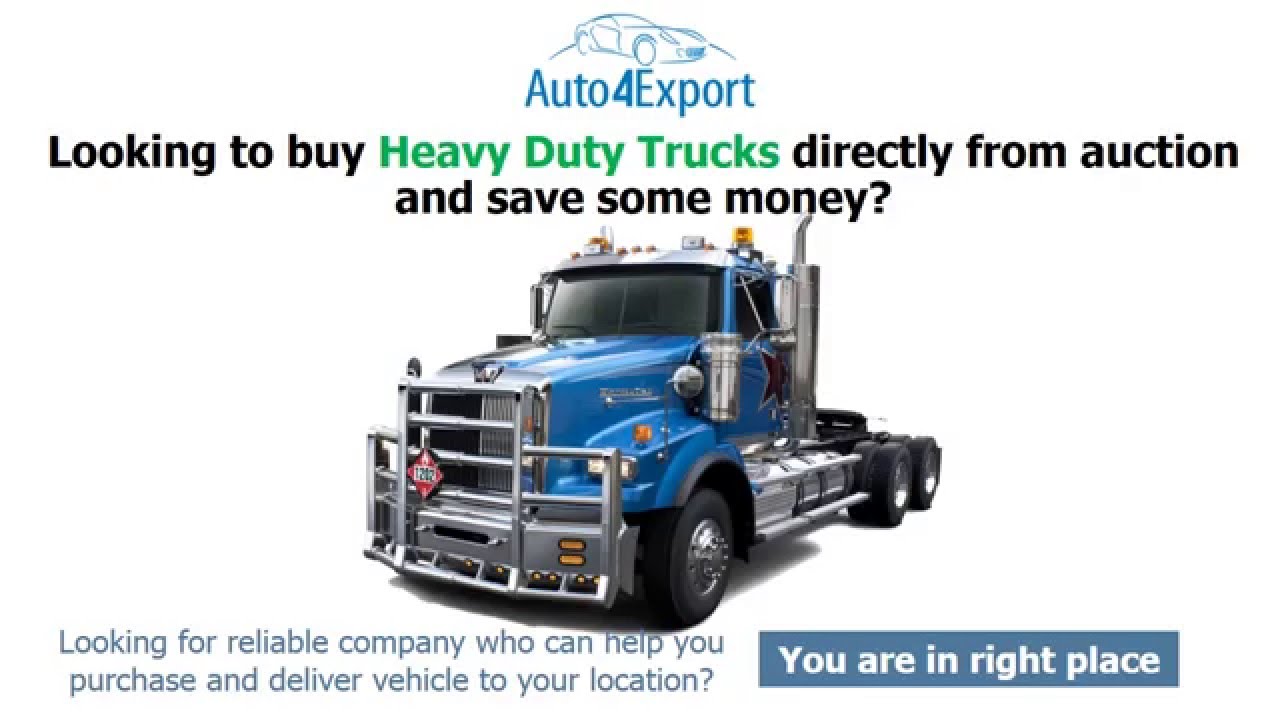 Trucks for sale for Export - YouTube