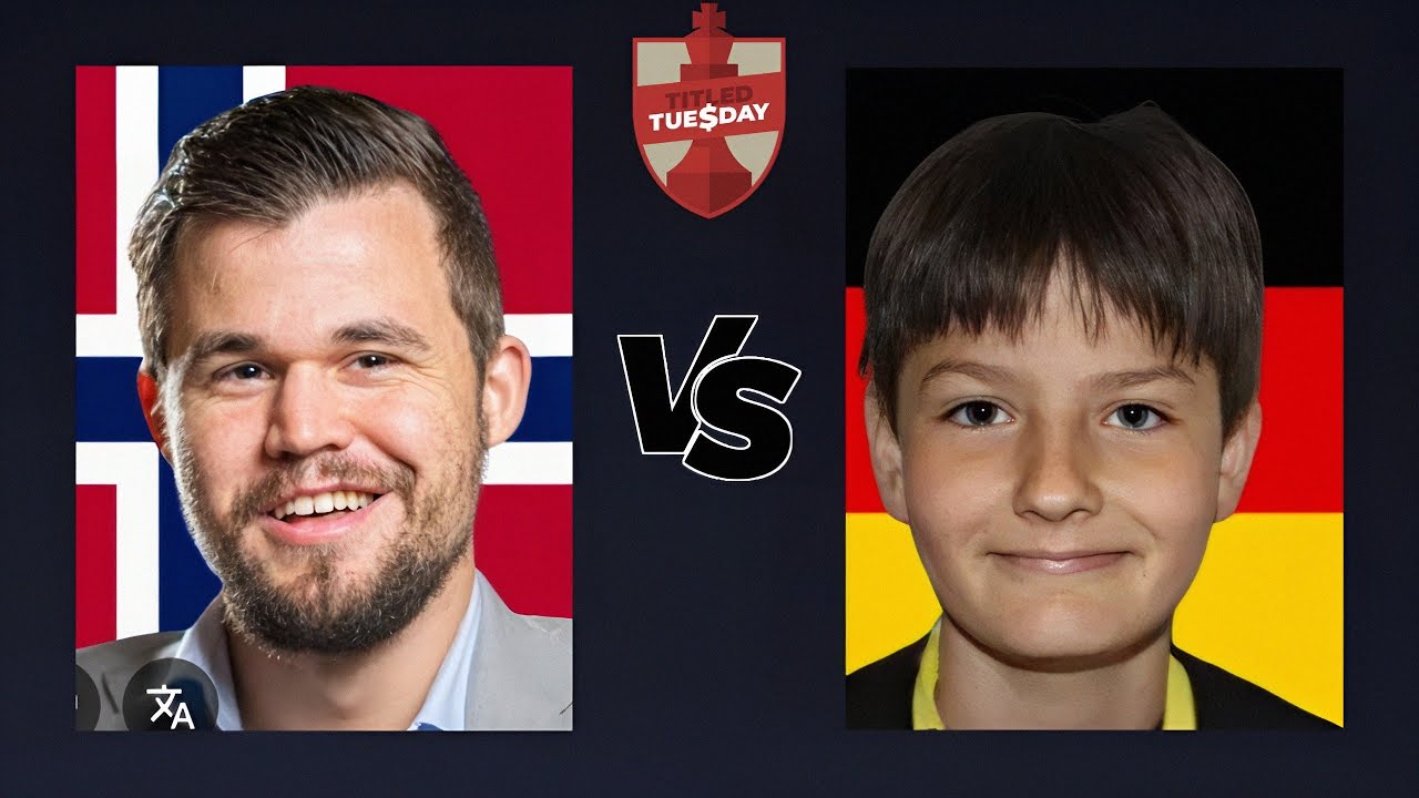 Magnus Carlsen vs Marcel Petersen | Titled Tuesday | September 9, 2025 ...