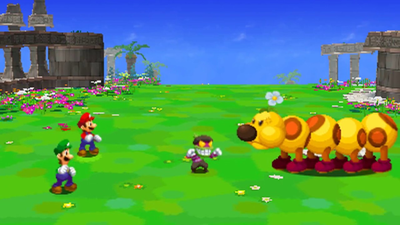 Mario & Luigi: Dream Team Boss 16 - Wiggler & Popple - YouTube