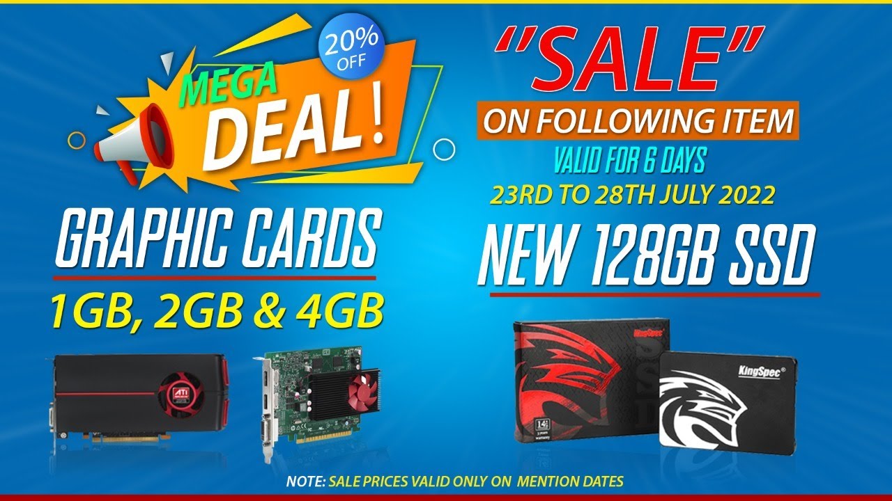 AMD Graphic 1GB, 2GB, 4GB | Brand New 128GB SSD | Shakir Traders ...