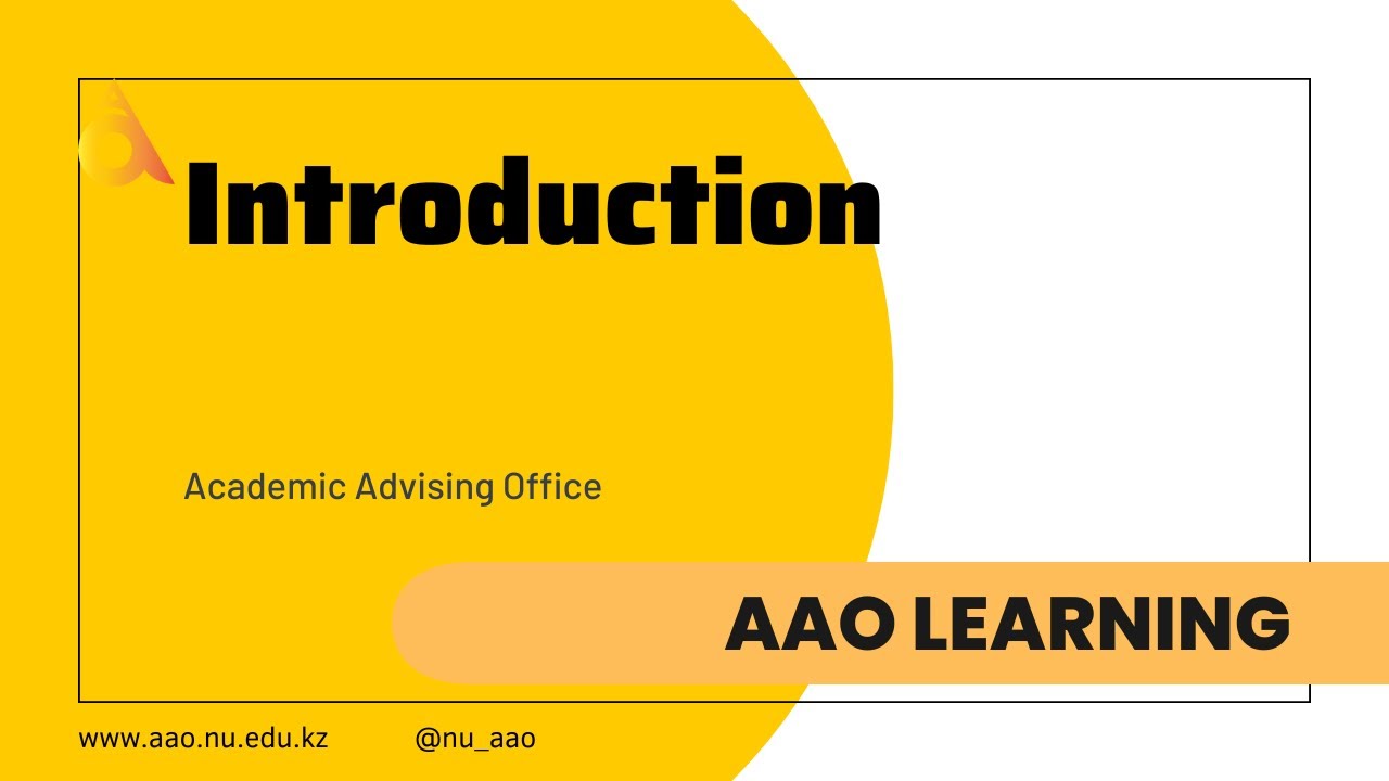 Welcome to the AAO Learning Course! - YouTube