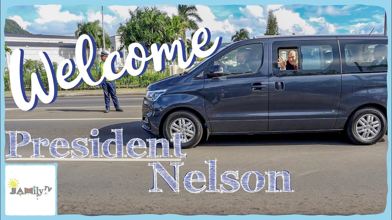 PRESIDENT NELSON VISITS SAMOA | EPIC DRONE FOOTAGE OF PESEGA AND MORMON ...