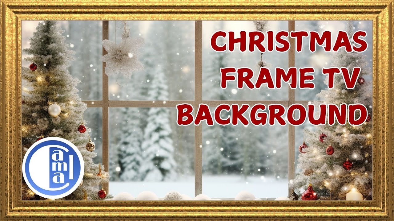 BEAUTIFUL Christmas TV Background FRAME 1 hour STILL Art - YouTube