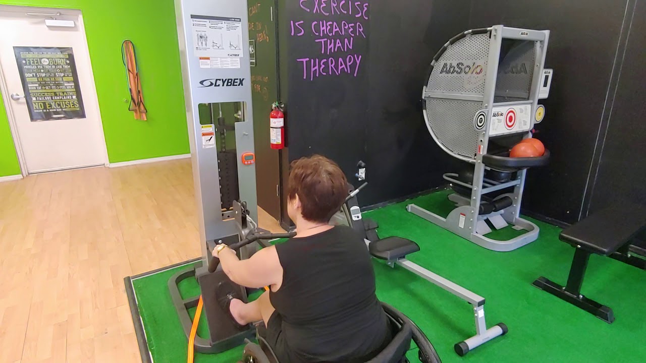 Cybex Adaptive Rowing Machine - YouTube