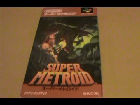 Game Unboxings - Japanese SFC Super Metroid Unboxing - YouTube