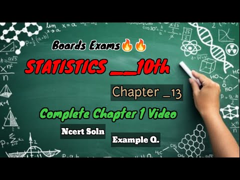 STATISTICS || Example Q. + Ncert Soln || Mathematics__10th || Sumit Lakshkar || - YouTube
