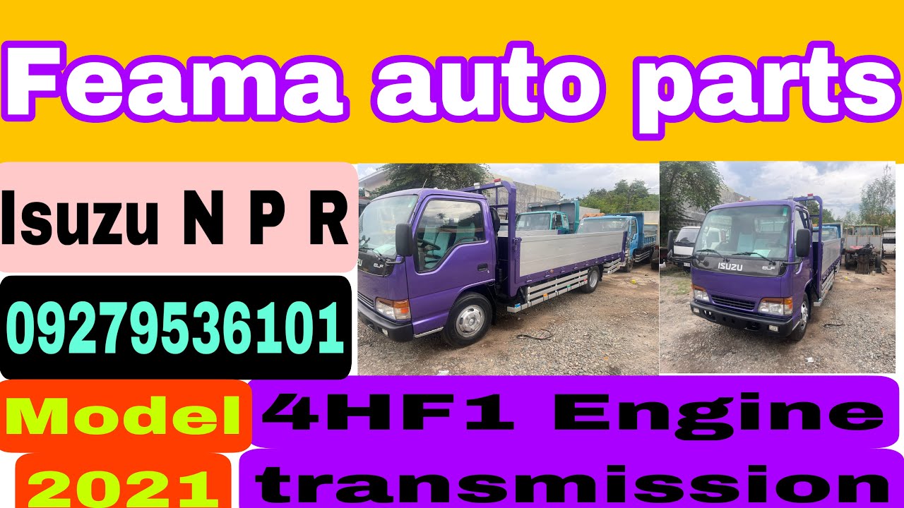 Isuzu 4HF1 Engine transmission - YouTube