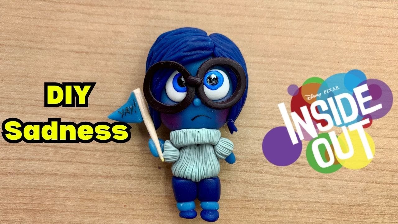 DIY Sadness from Inside Out with Clay - Tutorial - YouTube