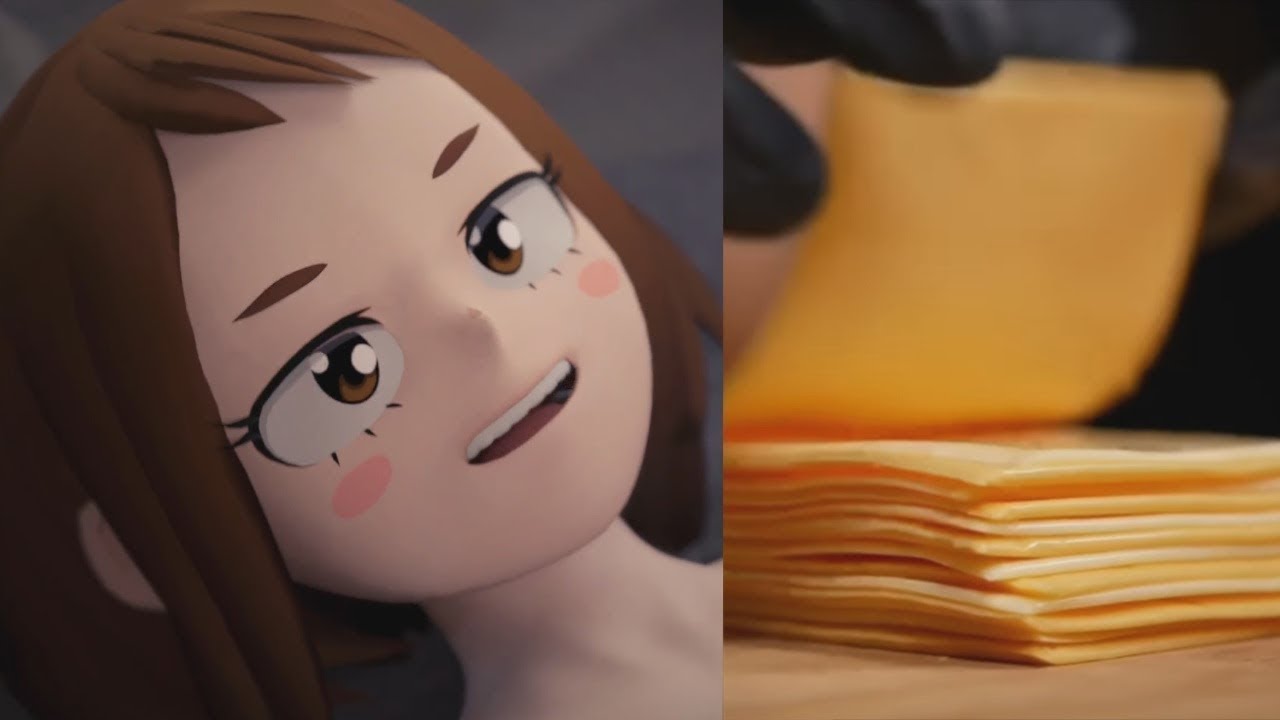 uraraka, cheese slap meme - YouTube