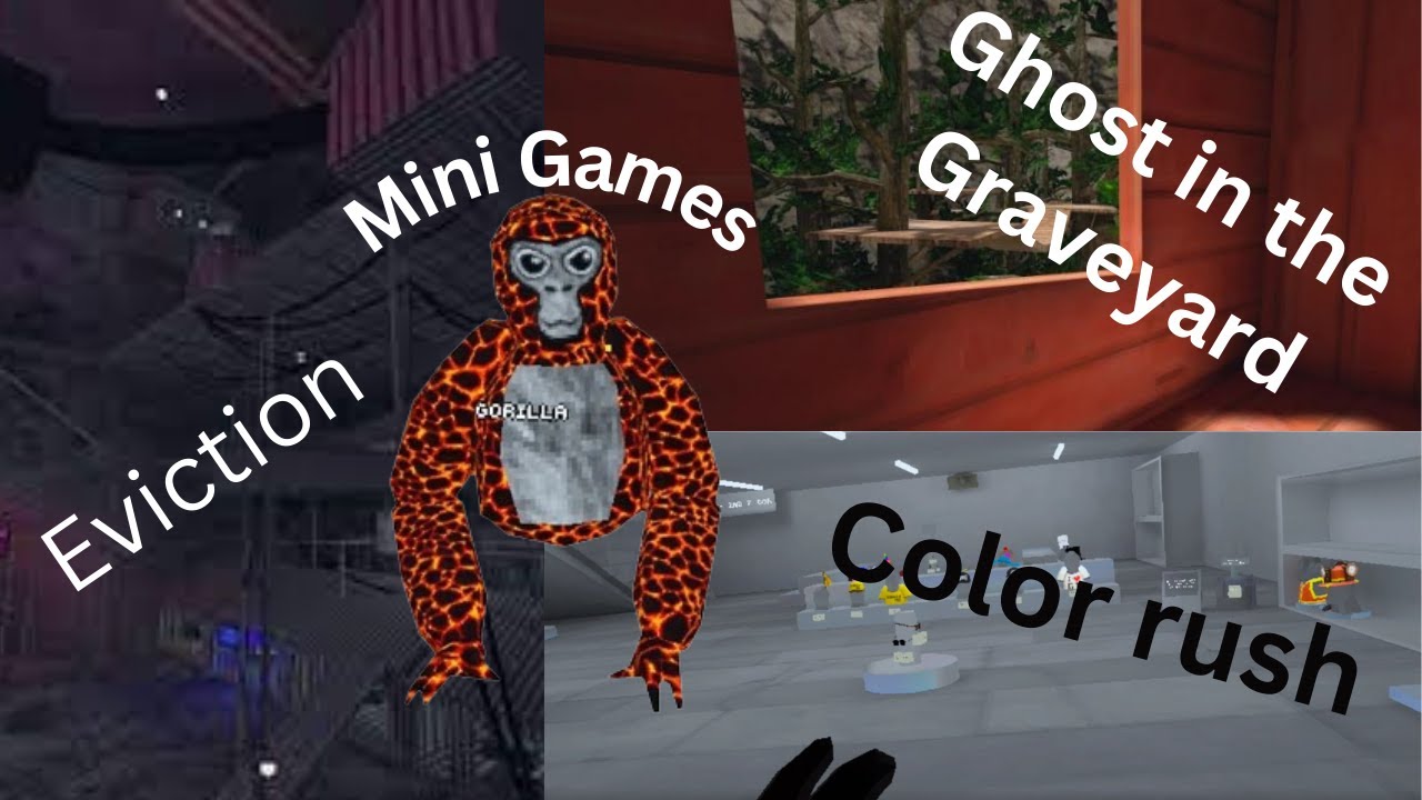 Playing mini games (Gorilla tag) - YouTube