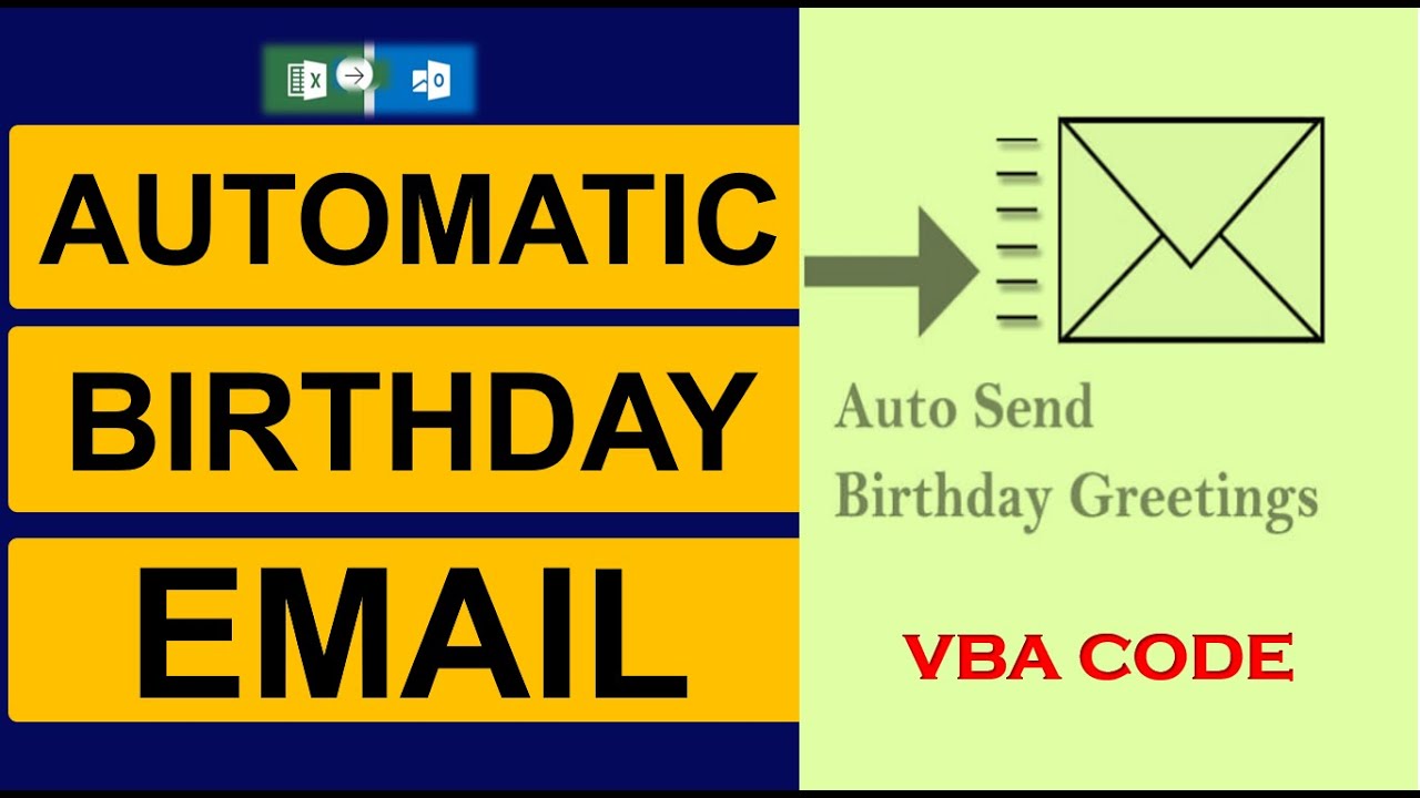 Send Birthday Messages Automatically Using Excel Vba 99excel 2520