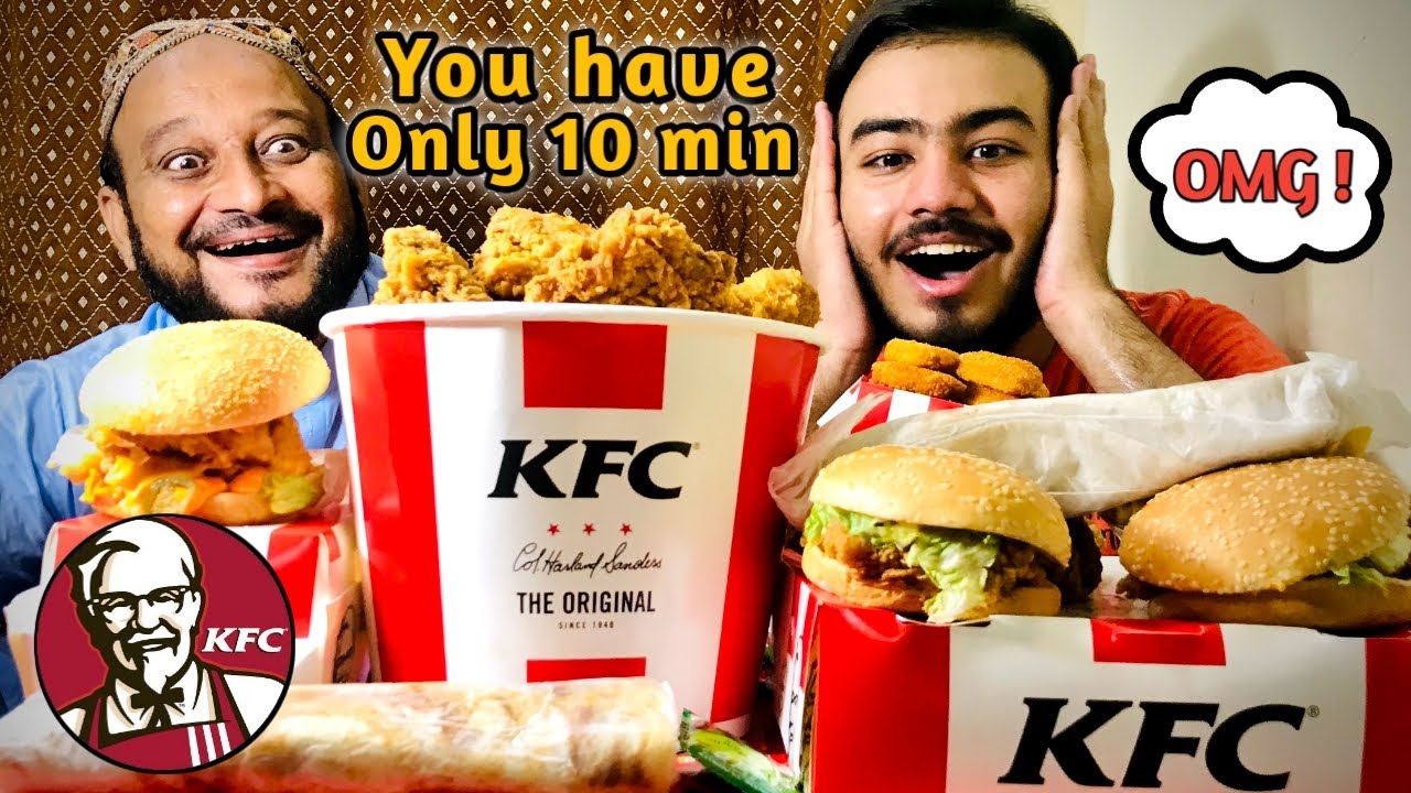 KFC Challenge Food | KFC At Home | Fried Chicken | KFC Pakistan - YouTube