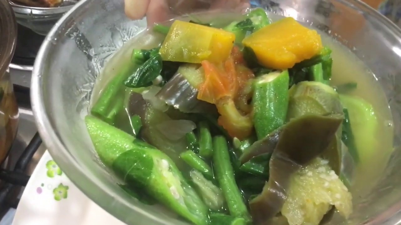 Laswa with fried bangus - YouTube