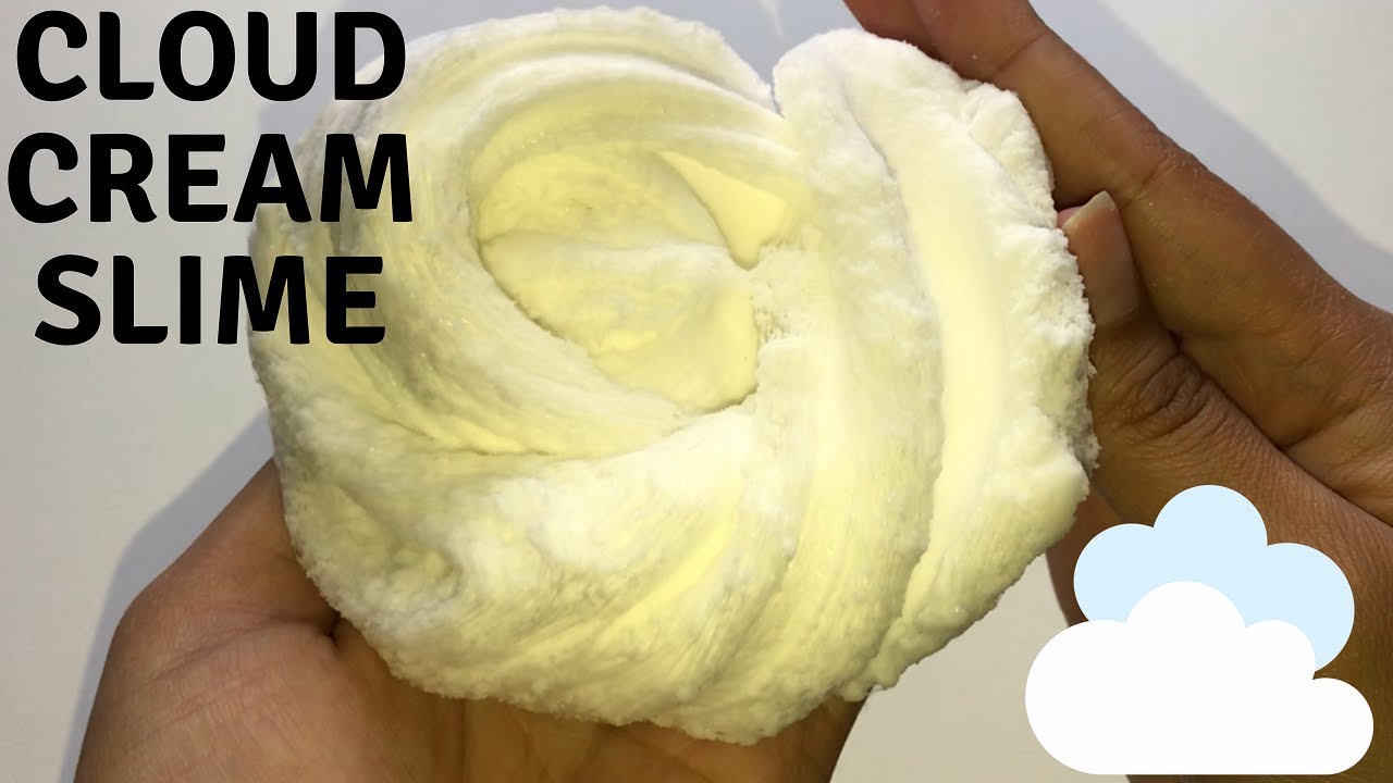 Perfect Fluffy Cloud Cream Slime ☁️ - YouTube