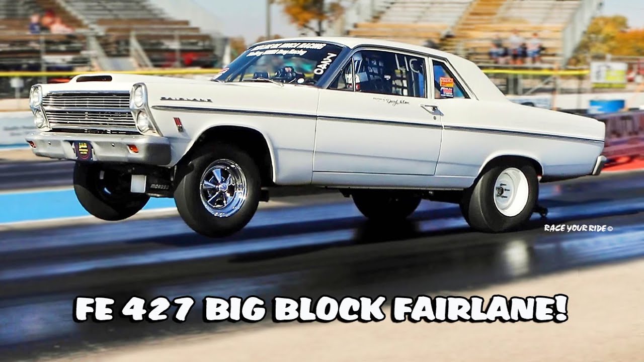 FE 427CI BIG BLOCK/482CI STROKER '66 FORD FAIRLANE NOSTALGIA SUPER ...